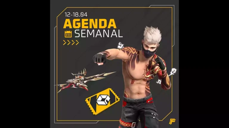 Calendário Semanal Free Fire (12/04 a 18/04/2024) - PS Verso